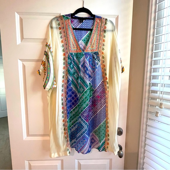 Anthropologie | Dresses | Anthropologie Caftan Dress Includes Shell ...